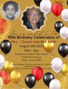 Lula Bell Smith (TUAHOF 1989) 90th Birthday Celebration planned ...