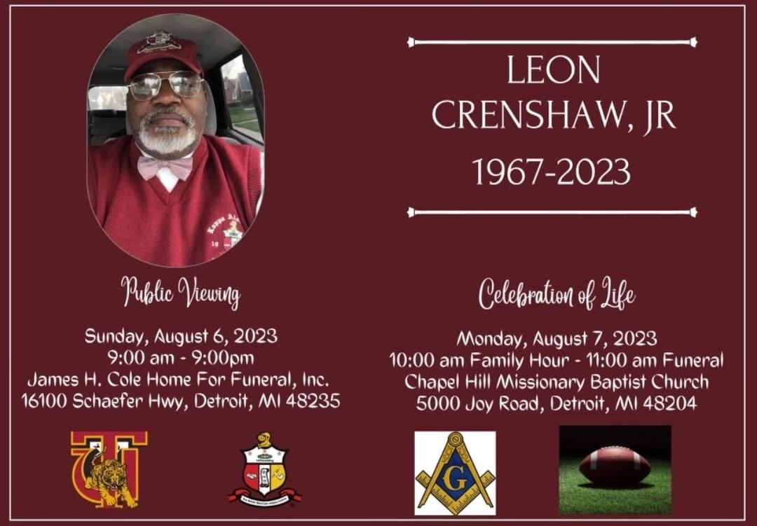 Leon Crenshaw, Jr., TUAHOF 2007, pass away – Tuskegee University ...